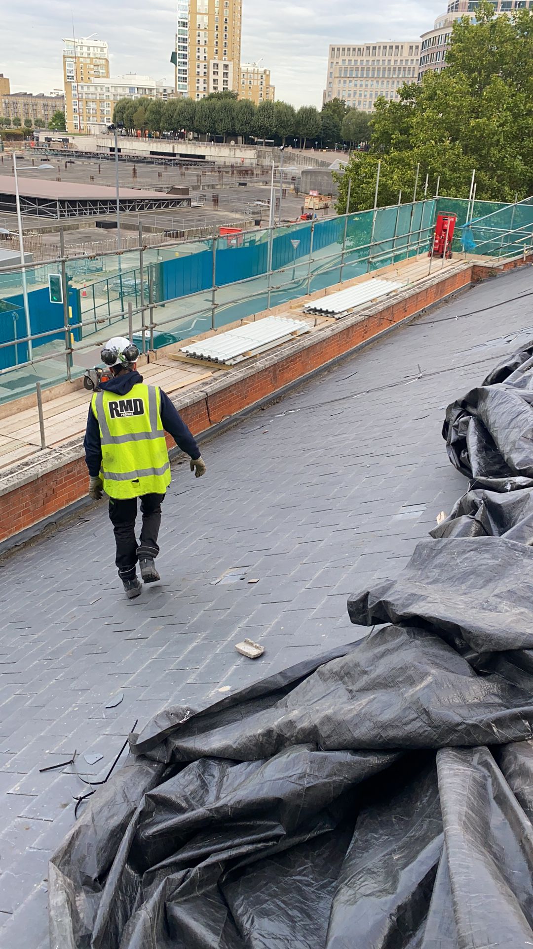 West India Docks Warehouse Roof - RMDP