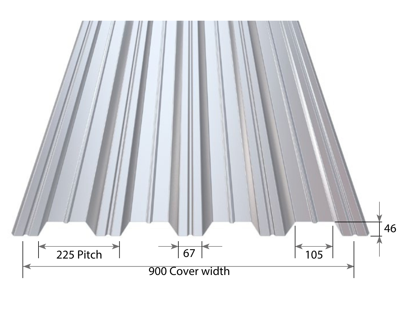 Steel Roofing from RMDP Profile. 24 hour delivery. Accross the UK.