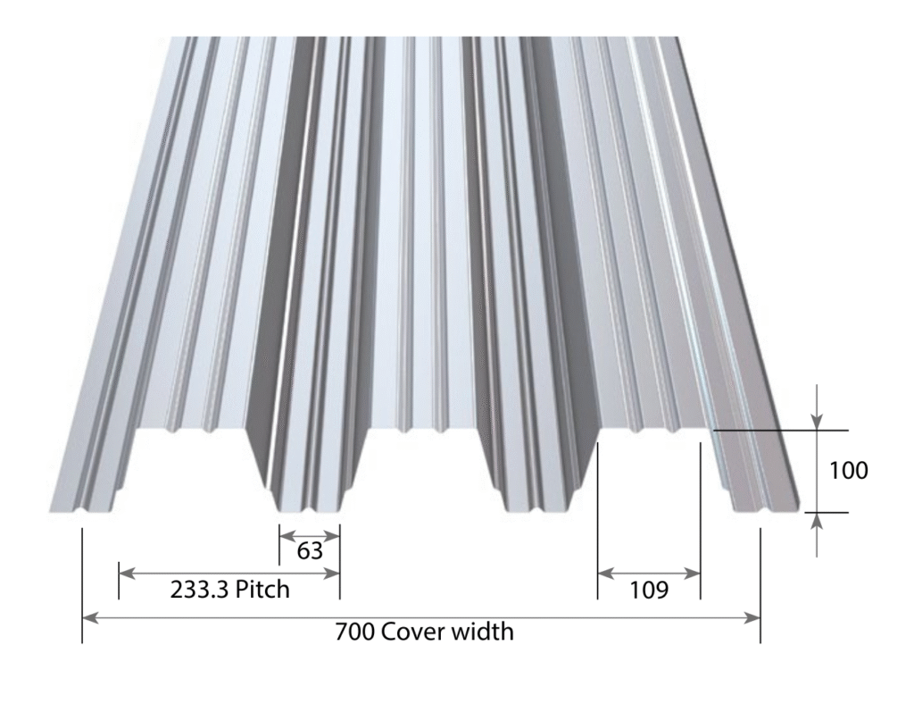 Steel Roofing from RMDP Profile. 24 hour delivery. Accross the UK.