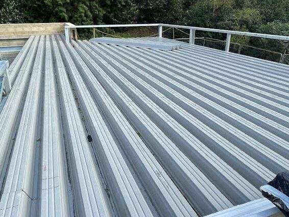 RoofDek D46 metal roof profile with accoustic noise control