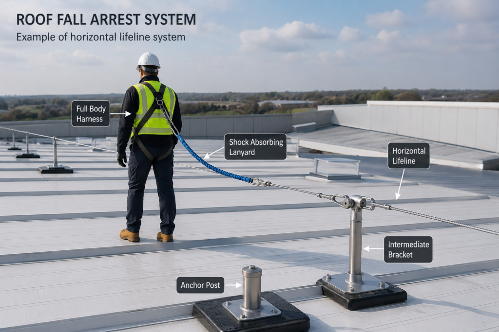Roof Fall Arrest Systems & Fall Protection Solutions | RMD Profiles